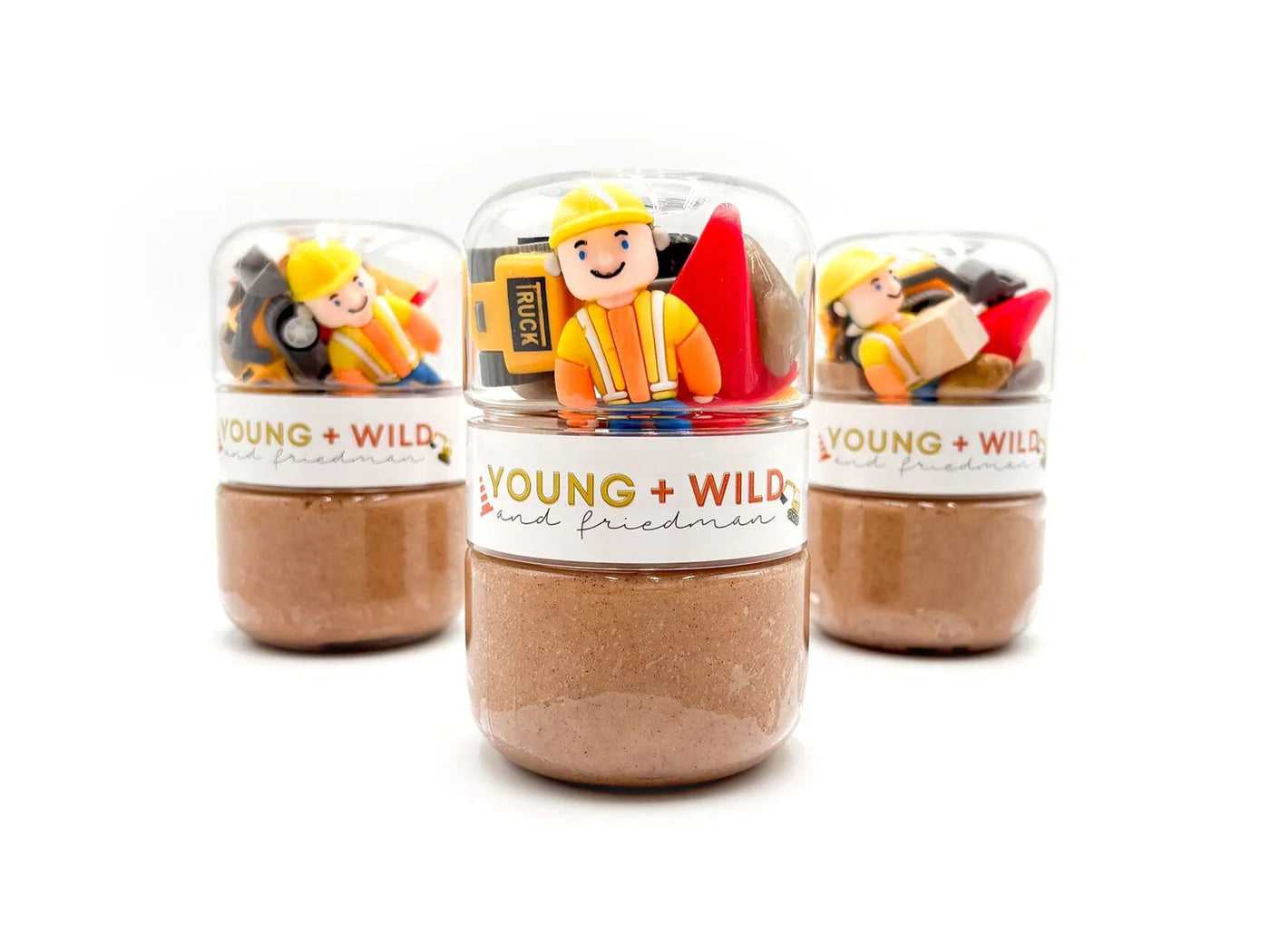 Construction Grab & Go Dough Jar – Little Sage